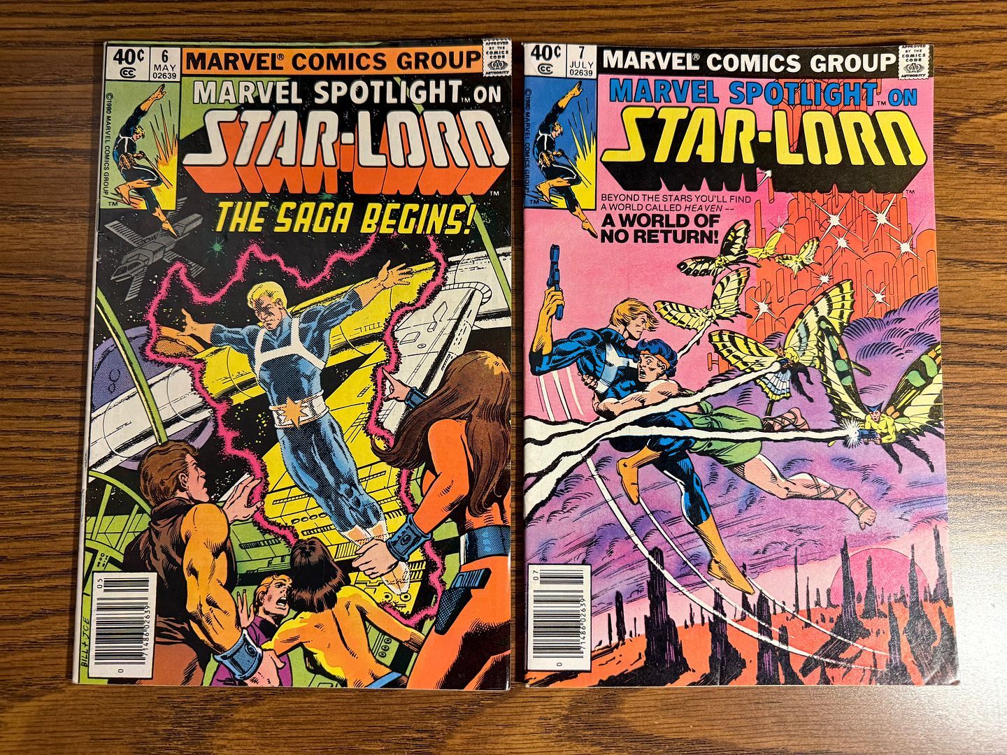 Marvel Spotlight #6 & 7 Star-Lord Guardians of the Galaxy GROUP Marvel ...